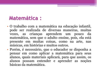 Eixos Da Educação Infantil | PPTX