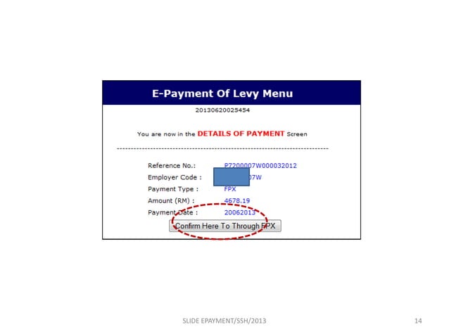 Slide epayment 2013 | PPTX