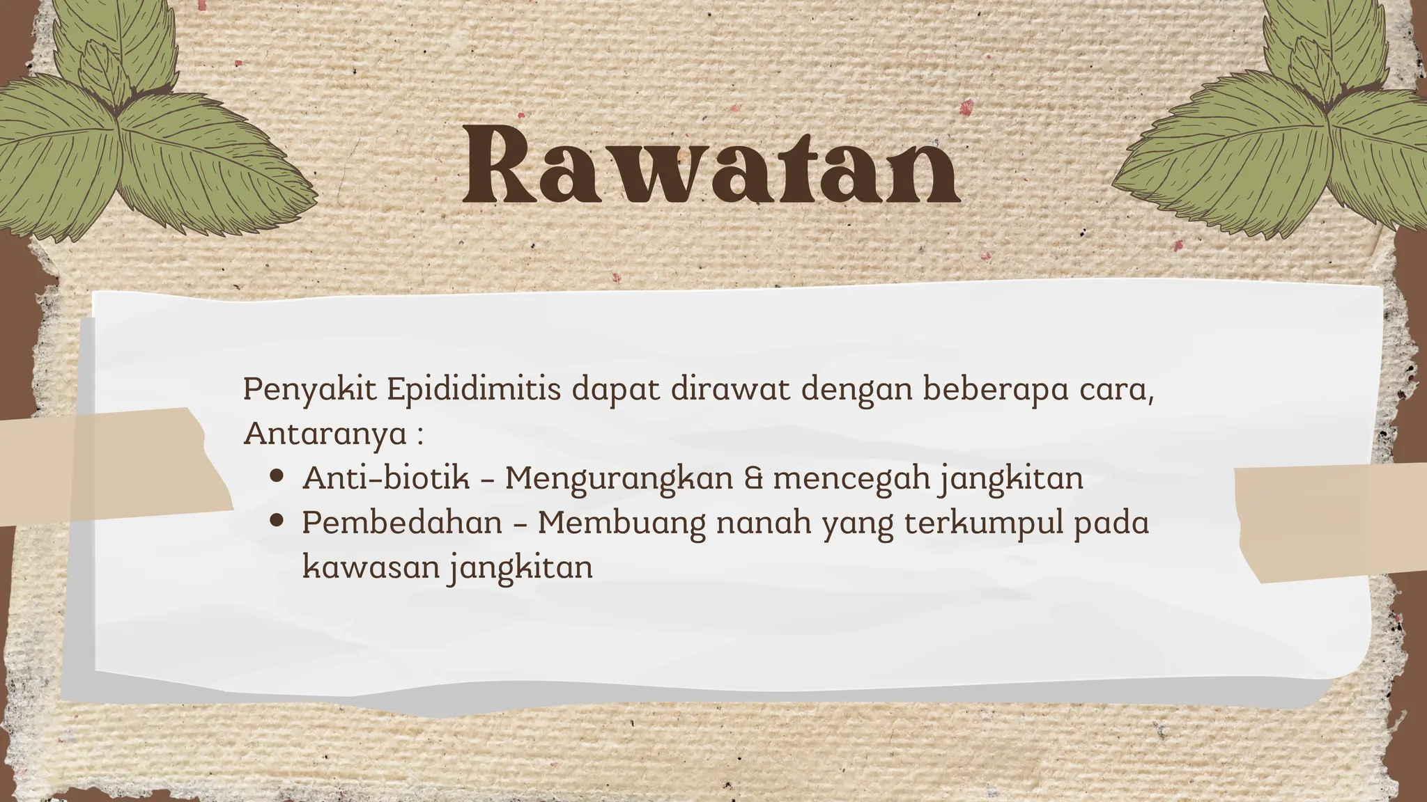 SLIDE PRESENTATION EPIDIDIMITIS (GROUP 5) | PPT