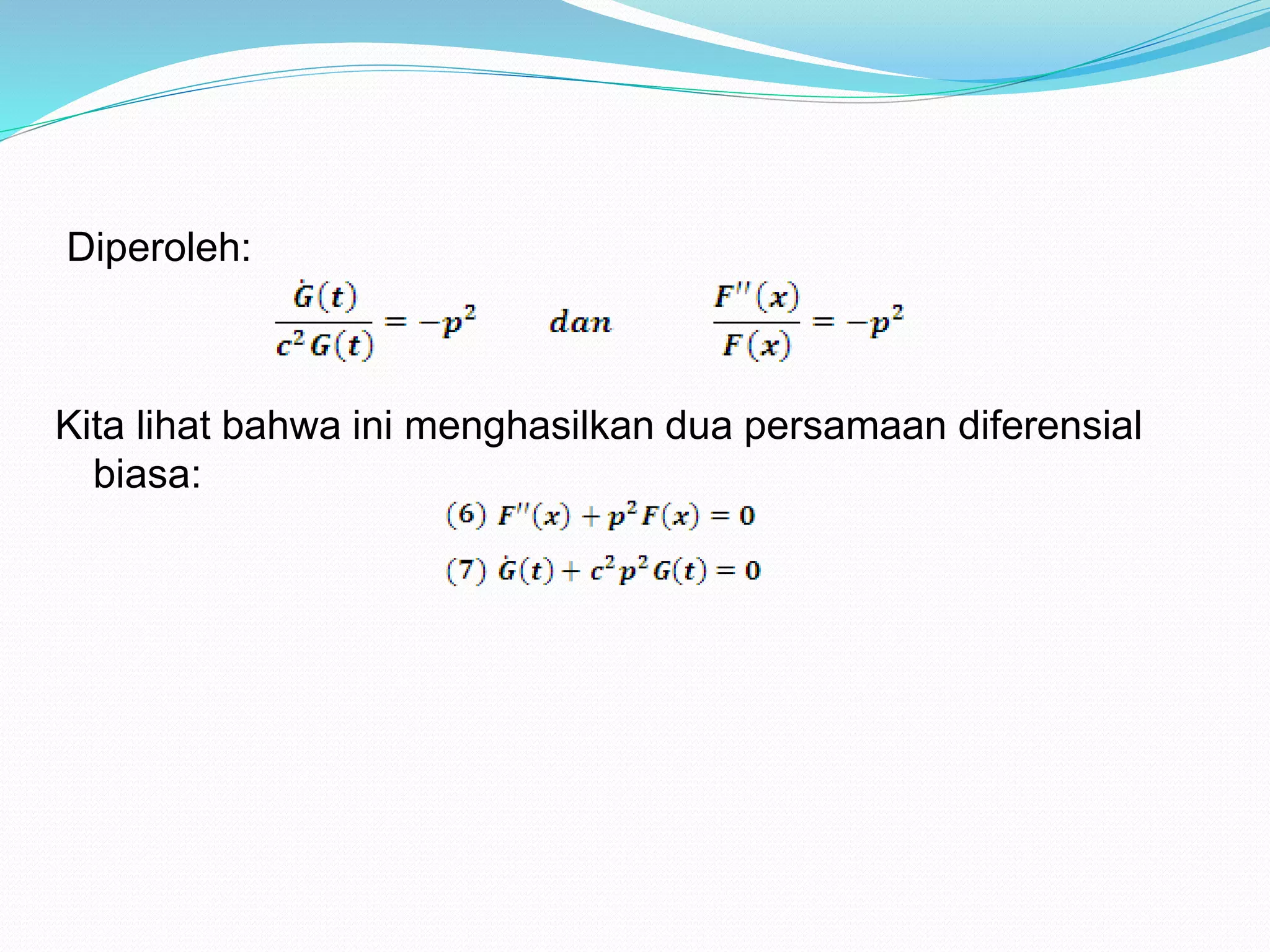 Penerapan Persamaan Diferensial Parsial | PPTX