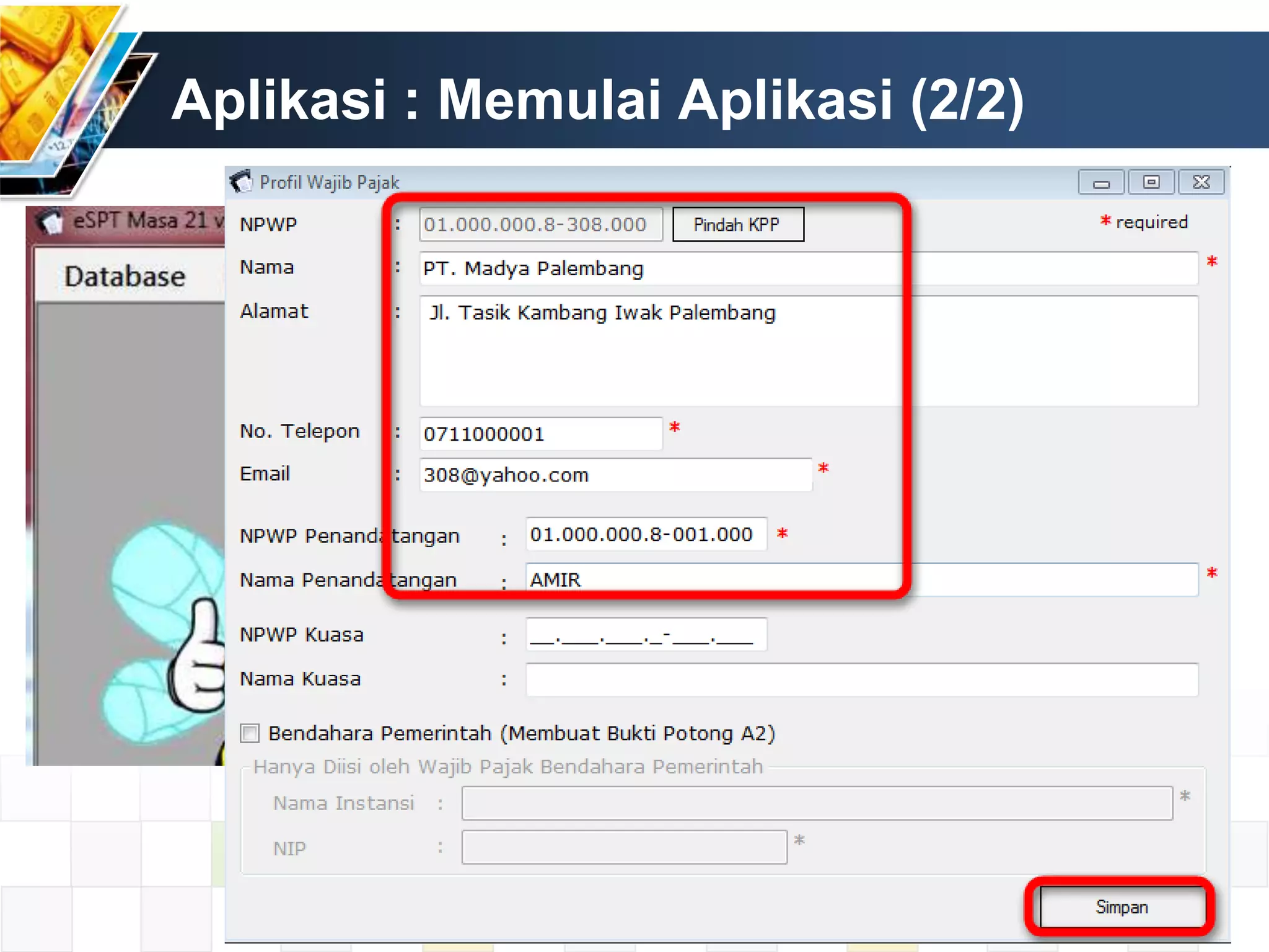 Cara Mudah Menggunakan Aplikasi eSPT PPh 21 2014 | PPTX