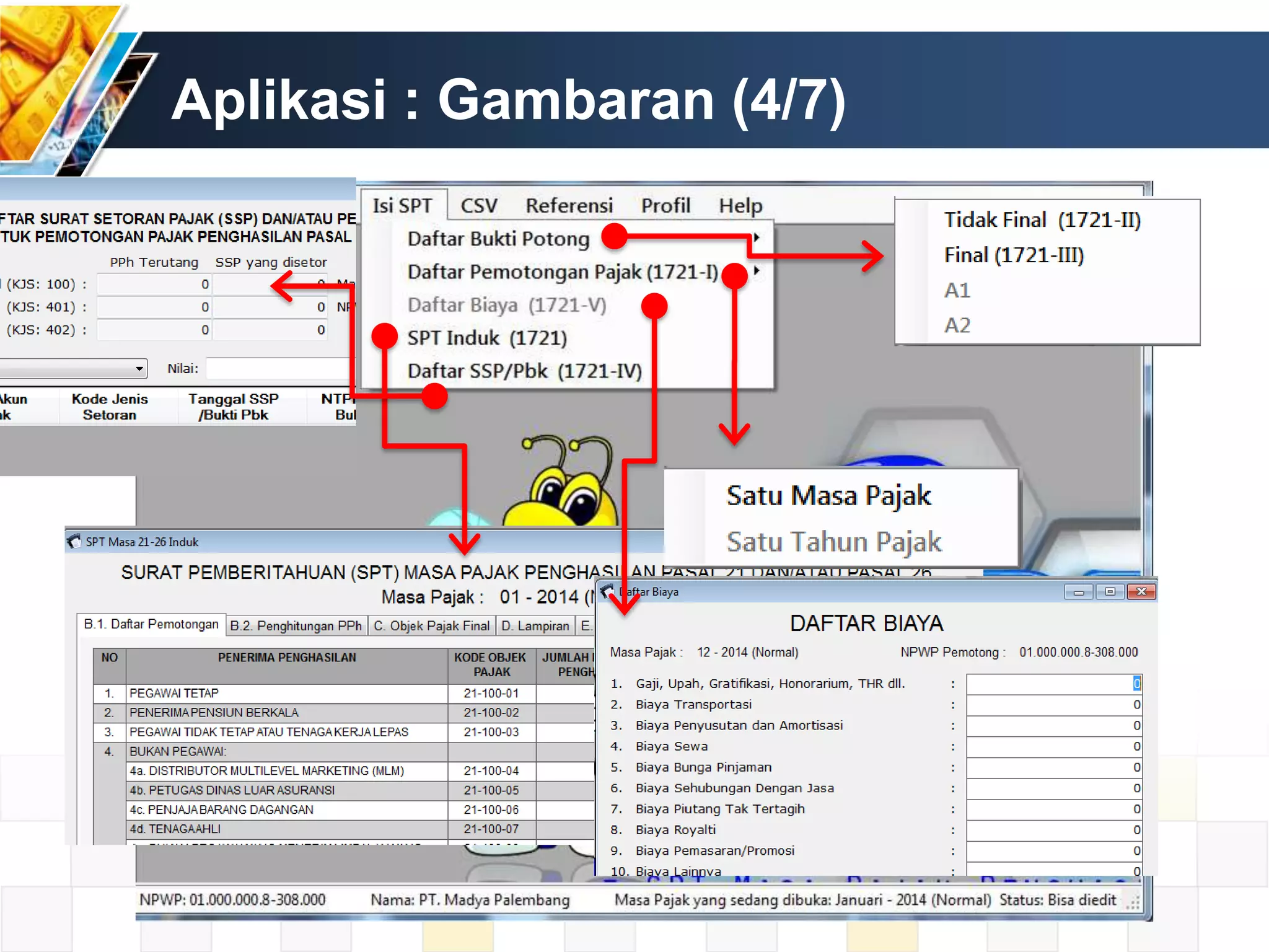 Cara Mudah Menggunakan Aplikasi eSPT PPh 21 2014 | PPTX