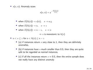 Extended Isolation Forest | PDF