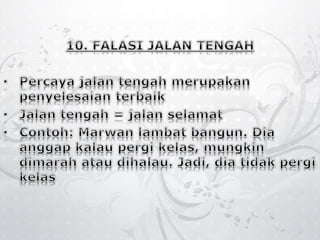 Kesalahan Berfikir (Falasi) | PPTX