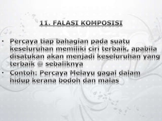 Kesalahan Berfikir (Falasi) | PPTX