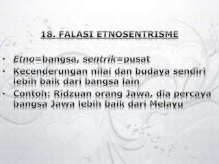 Kesalahan Berfikir (Falasi) | PPTX