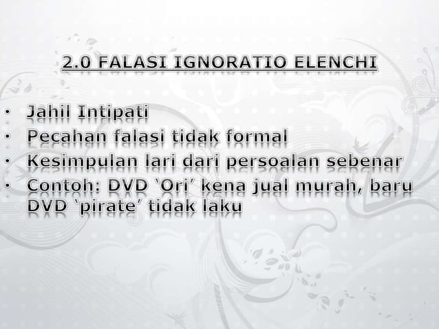 Kesalahan Berfikir (Falasi) | PPTX