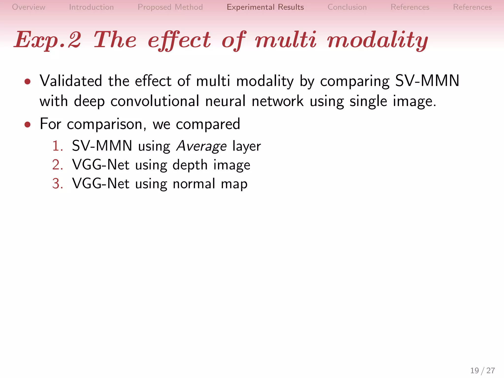 Deep Convolutional 3D Object Classification from a Single Depth Image and Its Normal Map | PPT