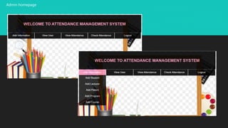 Smart Attendance System using QR Code with SMS Notification | PPTX