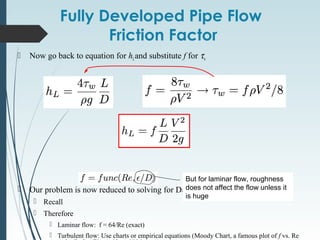 Flow In Pipes | PPT