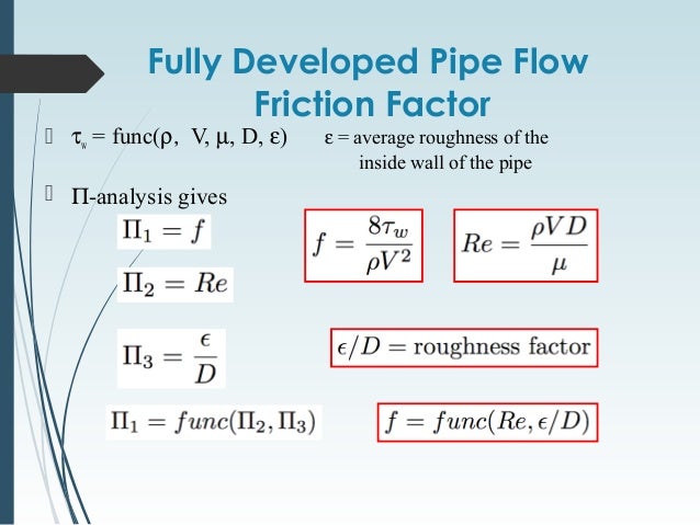 Flow In Pipes