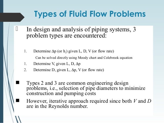 Flow In Pipes