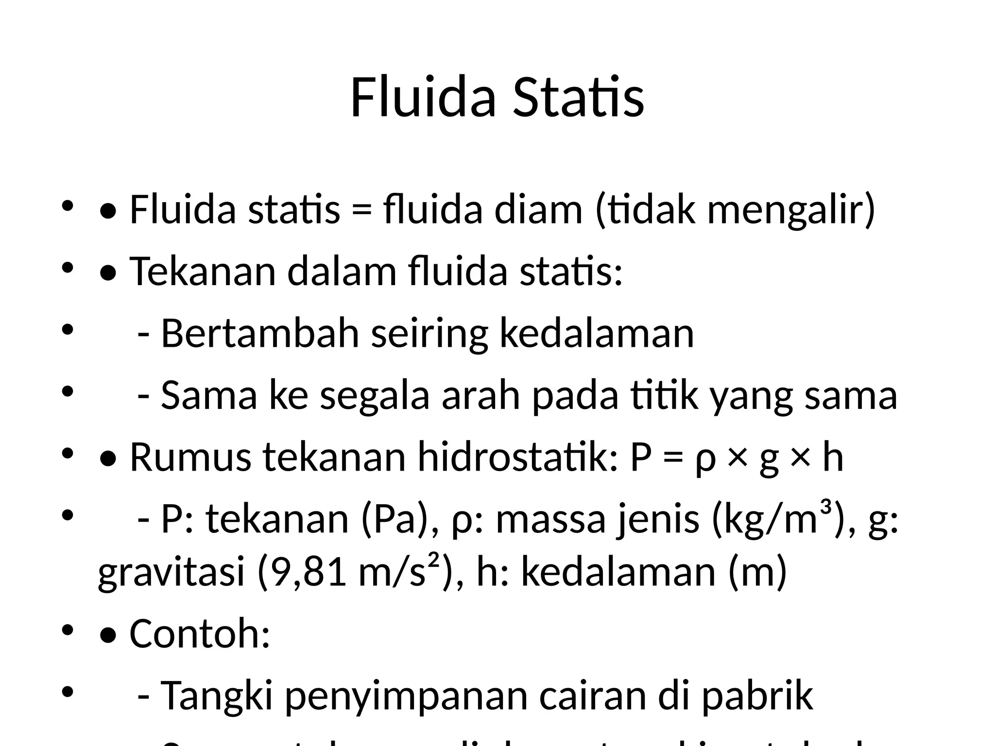 Konsep fluida Statis dan persamaan umum.pptx
