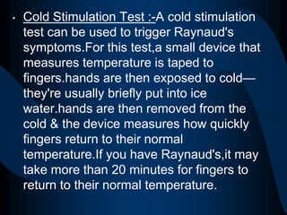 Slide for raynaud's disease | PPTX