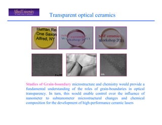 Transparent Ceramics | PPT
