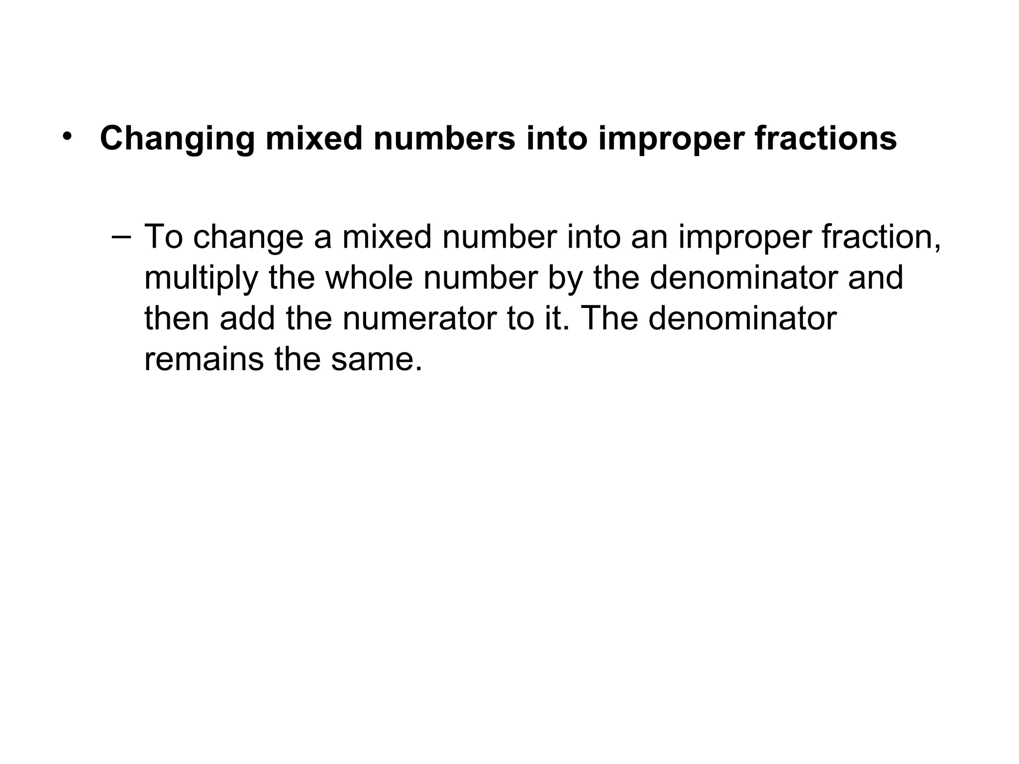 Slide fractions | PPT
