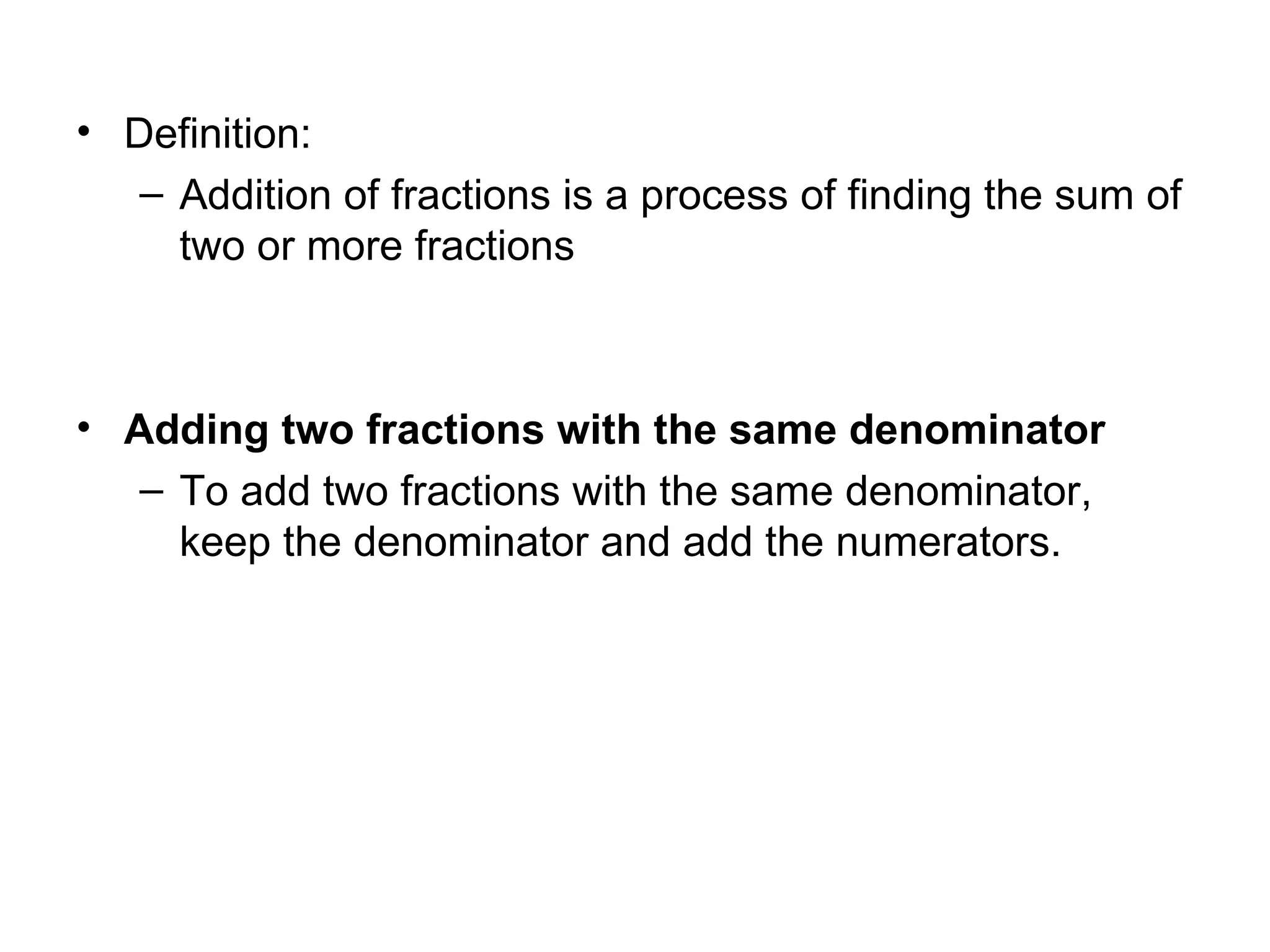 Slide fractions | PPT