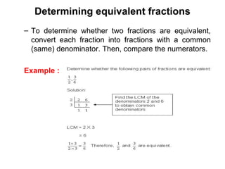 Slide fractions | PPT