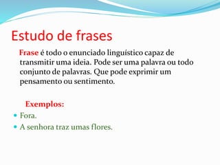 Frases simples Pt | PPTX