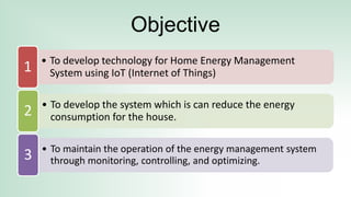 Home energy management system | PPTX