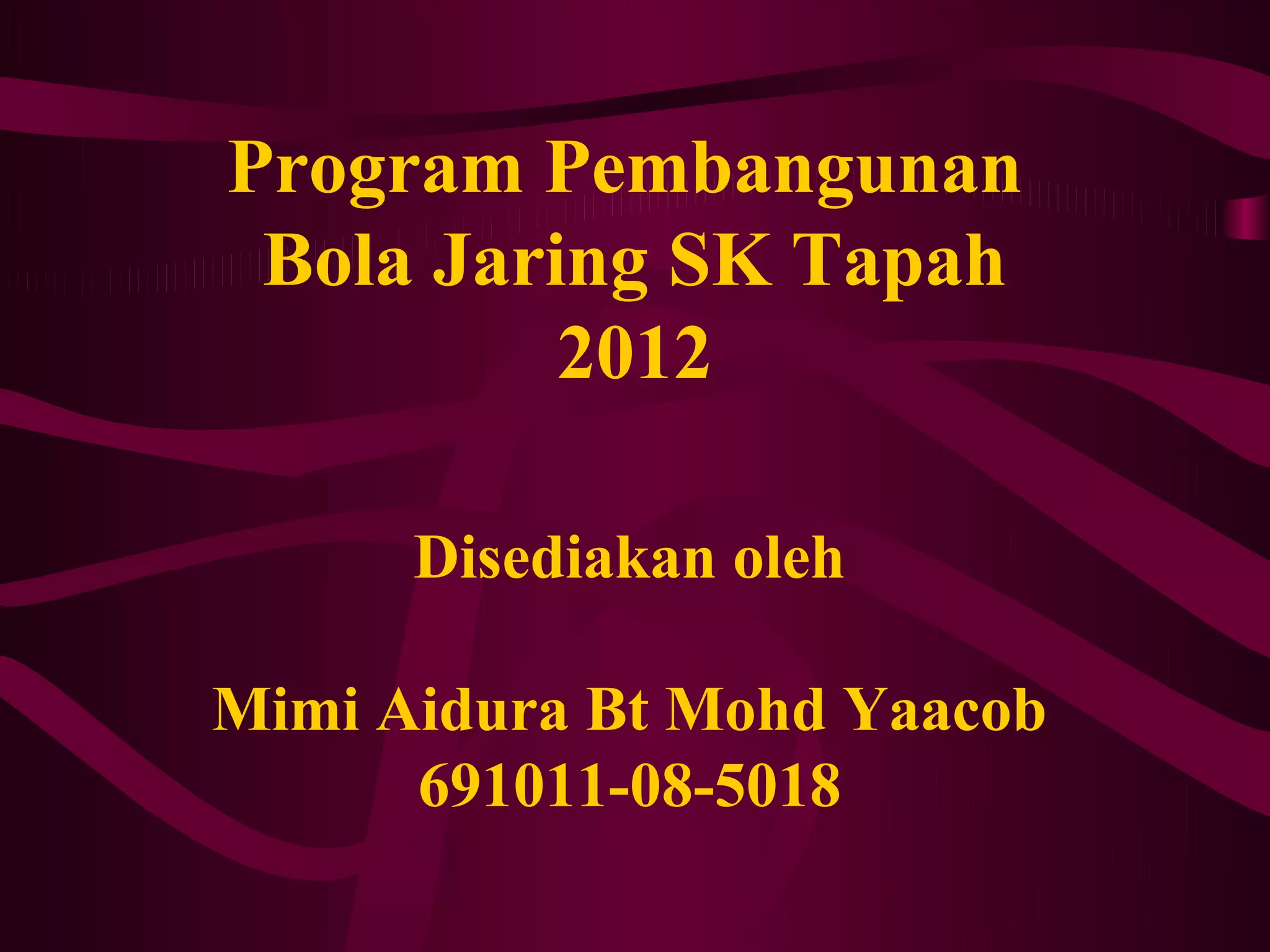 Slide gambar bola baling | PPT