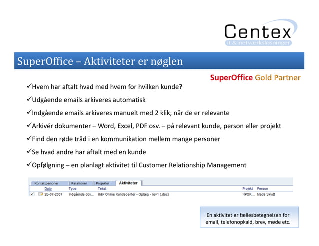 General presentation of Centex | PPT