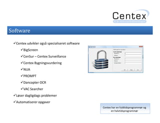 General presentation of Centex | PPT