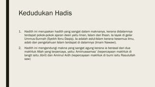 Hadis 40 - Hadis 2 | PDF