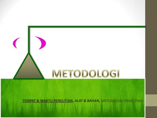 Presentasi Seminar hasil | PPTX