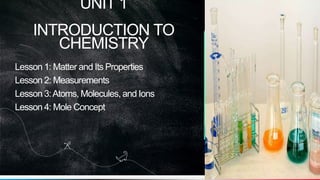GENERAL CHEMISTRY 1 - UNIT 1: Lesson 1-4 | PPTX