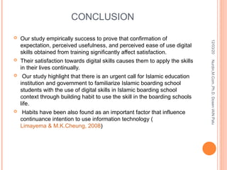 UNDERSTANDING DIGITAL SKILL USE FROM THE TECHNOLOGY CONTINUANCE THEORY ...