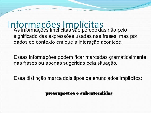 Slide implicito e explicito
