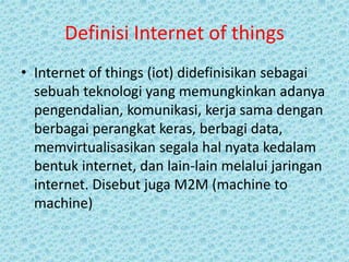 Slide internet of things | PPTX
