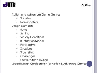 Action and Adventure Games | PPT