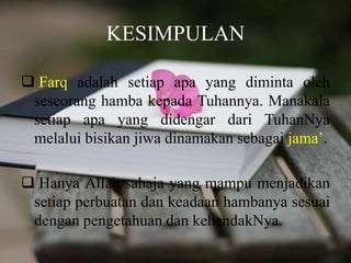 JAMA' DAN FARQ | PPTX