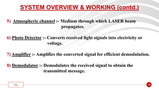Free space optical communication (FSO) | PPTX