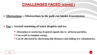 Free space optical communication (FSO) | PPTX