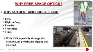 Free space optical communication (FSO) | PPTX