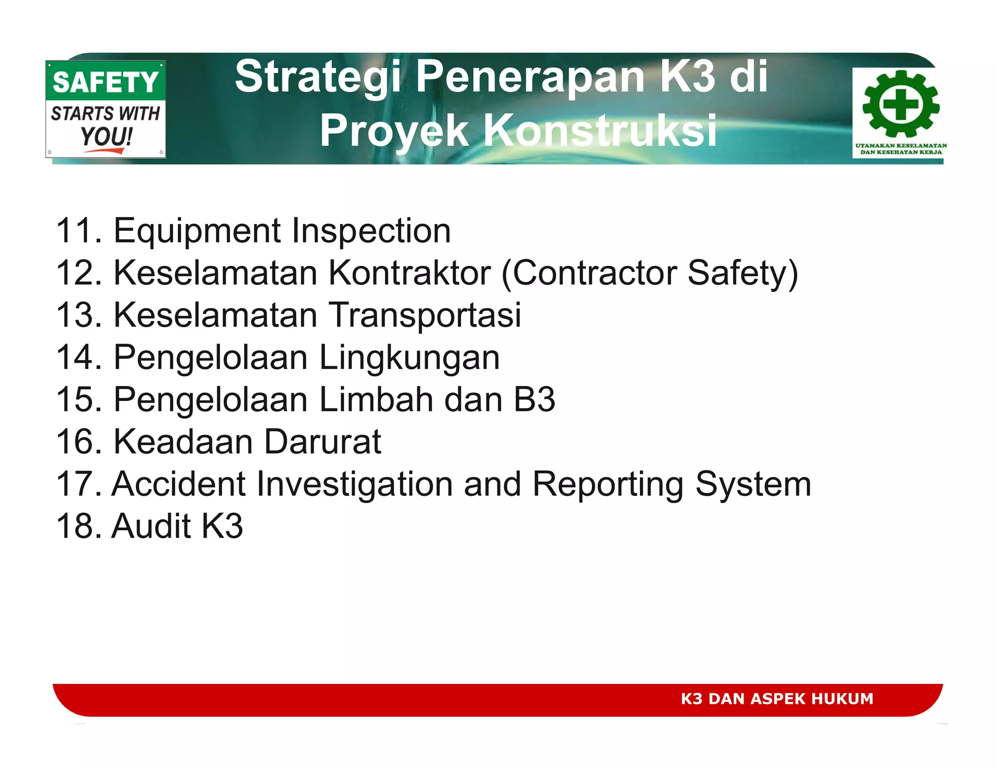 Sistem dan Mekanisme Pengelolaan Keselamatan dan Kesehatan Kerja pada ...