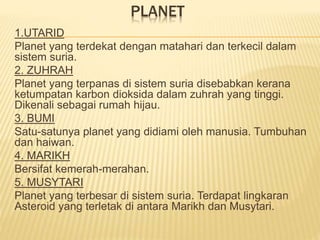 Slide kaji iklim individu planet presentation1 | PPT