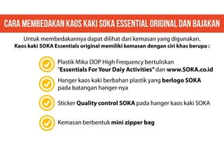 SOKA Original vs SOKA Bajakan | PDF