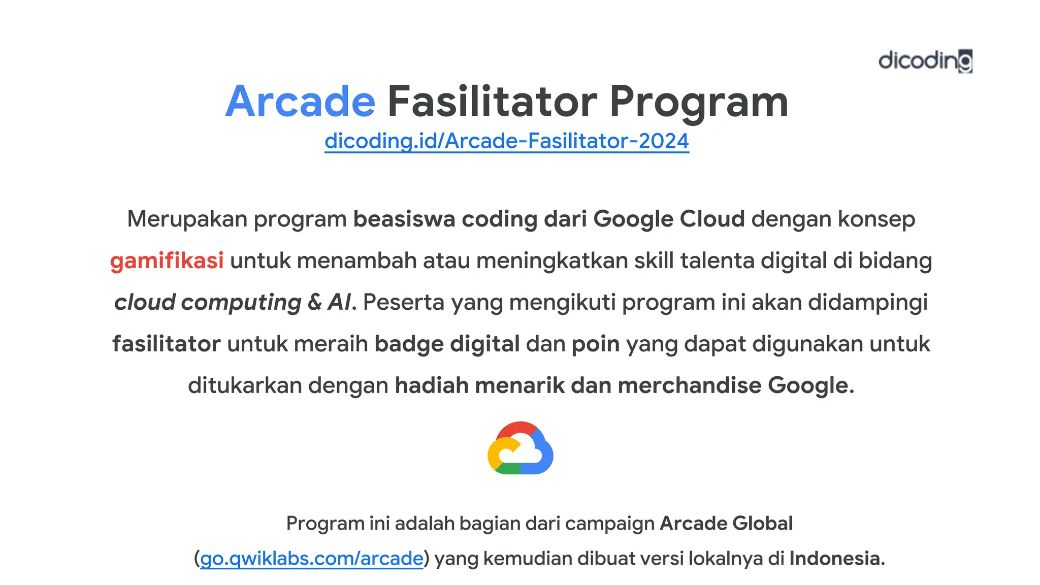 Slide Kick Off for Public - Google Cloud Arcade Facilitator 2024.pptx