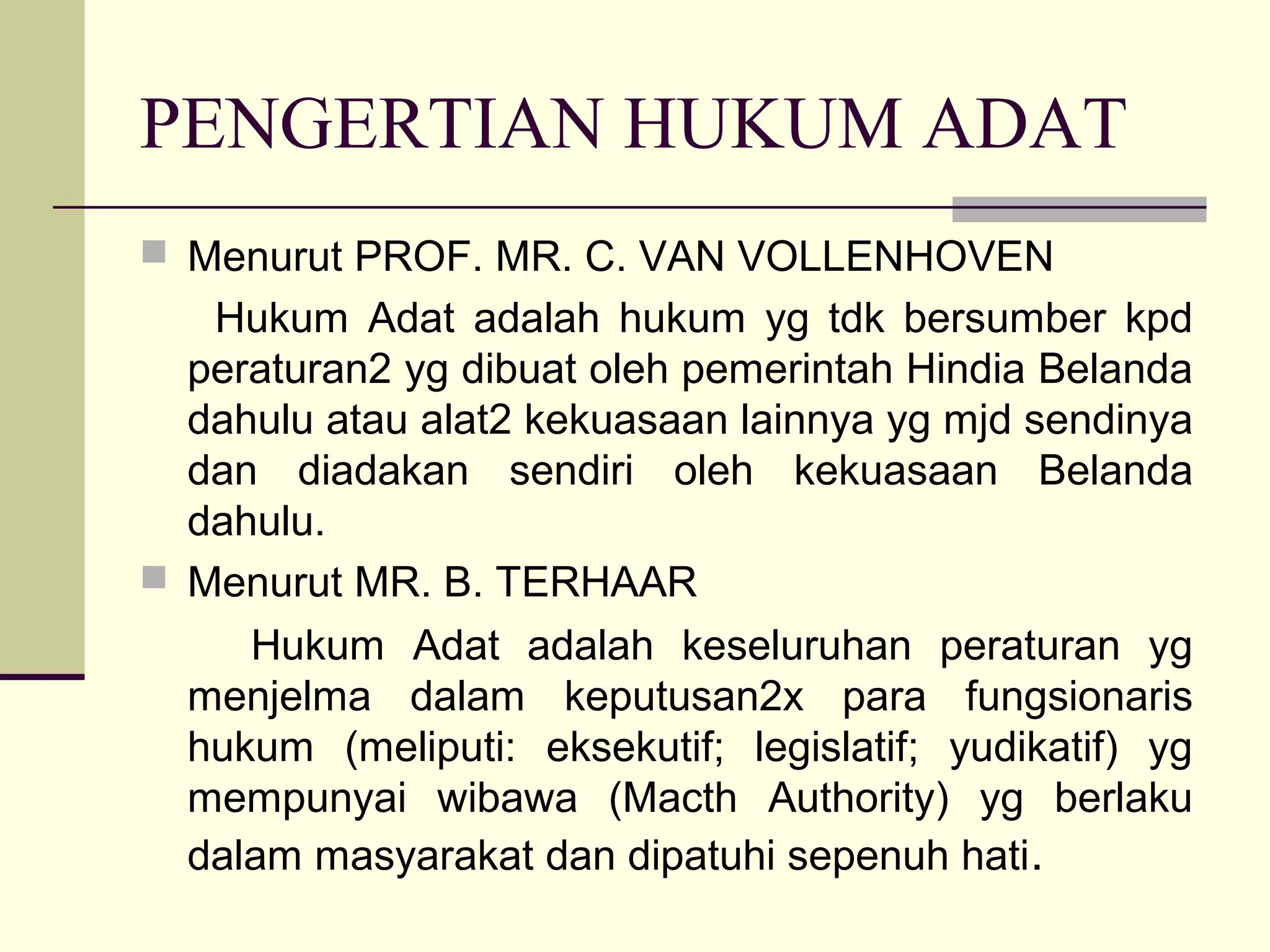hukum Adat | PPT