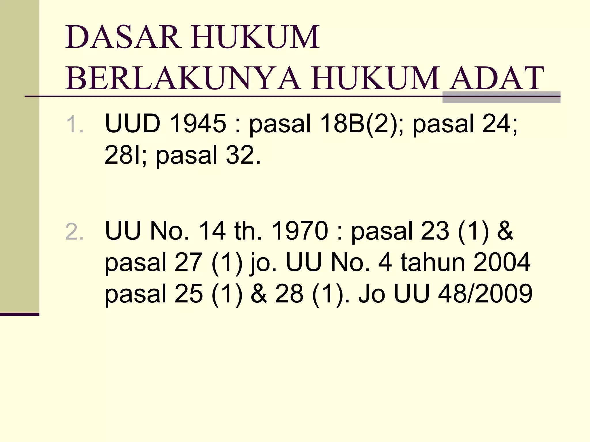 hukum Adat | PPT