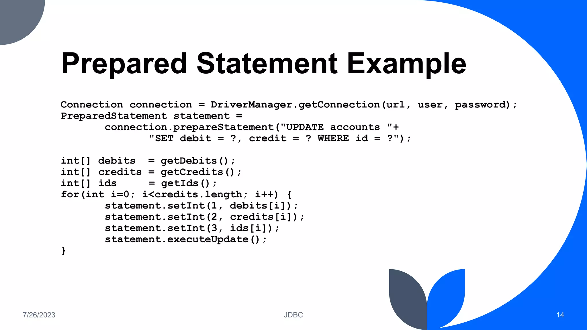 Slide Latihan JDBC | PPT