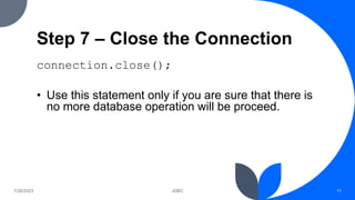 Slide Latihan JDBC | PPT