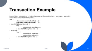 Slide Latihan JDBC | PPT