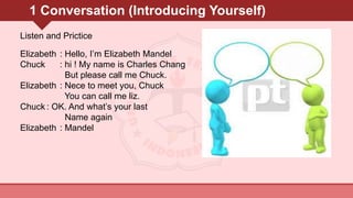 Slide level 1 kelas a introdaction | PPT