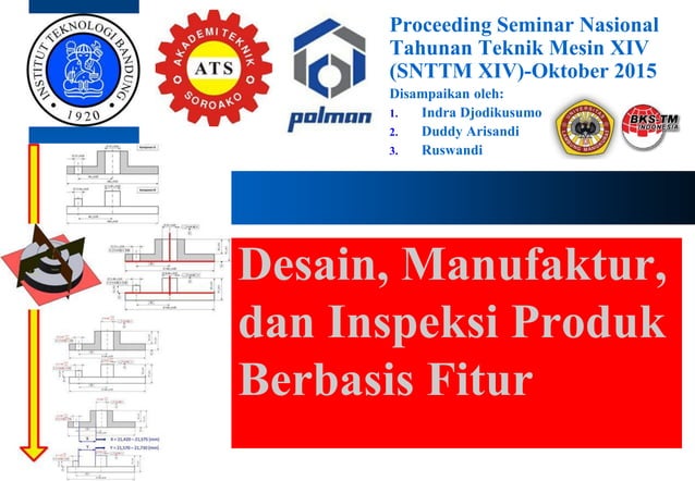 Slide man 17_Desain, Manufaktur dan Inspeksi berbasis fitur | PPT ...