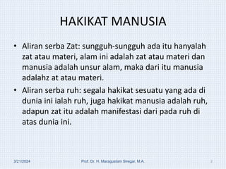 slide manusia dan alam dalam filsafat pendidikan Islam | PPT | Free Download